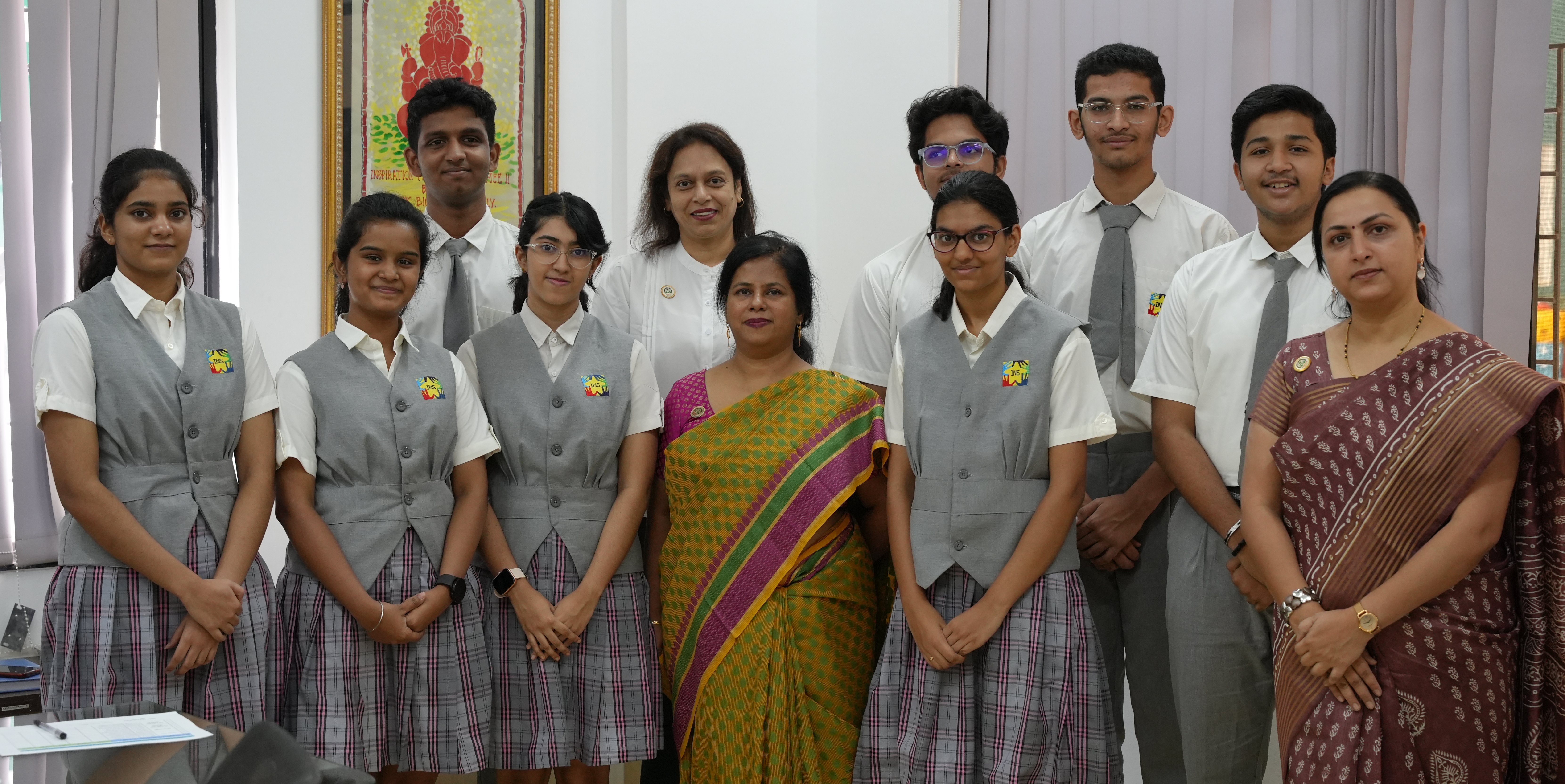 Indira National School Logo Indira National School Photos, Wakad,